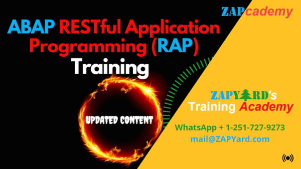 Abap Restful Application Programming Rap On Cloud And On Premise